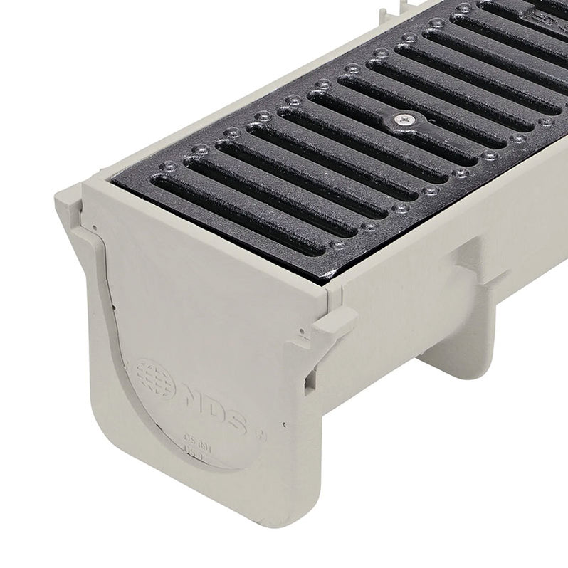 Driveway Trench Drain Kit - Commercial Grade - H20 Load Rating - Iron ...