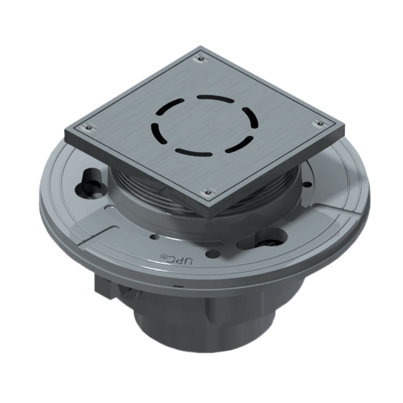 Watts - FD-1100-M-LR - Floor Drain with Ligature Resistant Square Stai ...