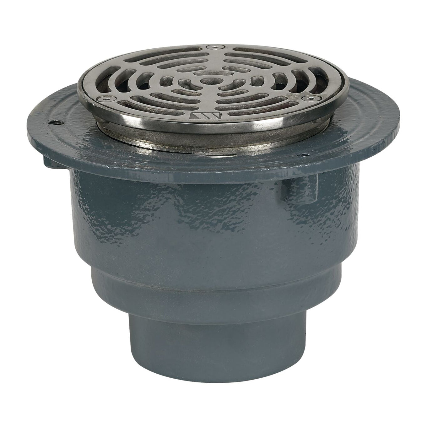 Watts - FD-1200-A - Floor Drain with Round Stainless Steel Strainer ...