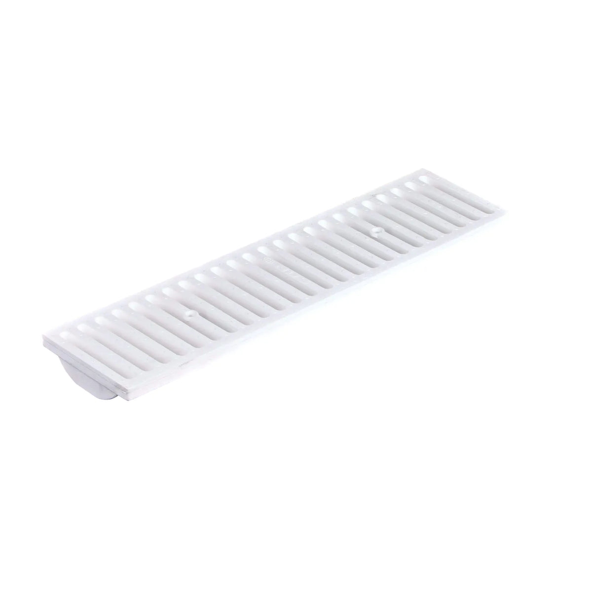 Dura Slope® Channel Drain Grate, 6 in. Wide X 2 ft. Long, White Plasti ...