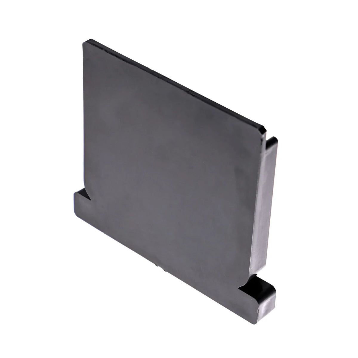Mini Channel™ Drain End Cap, Gray Plastic — Mainline Materials