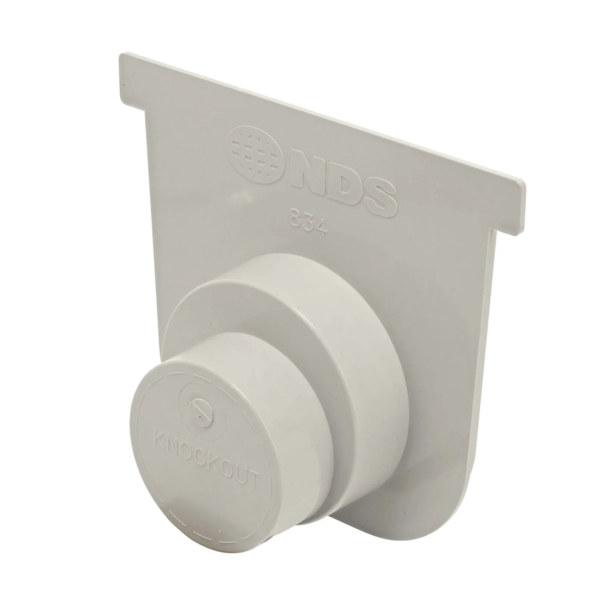 8 in. Pro Series Channel™ Drain End Cap/Outlet, Deep Profile, Connects ...
