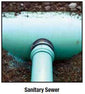 Inserta Tee 6" SDR35/SDR26 Connection Fitting — Mainline Materials
