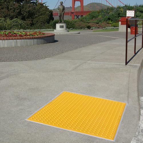 Armor Tile Surface Applied Detectable Warning Mat 2' x 4' — Mainline ...